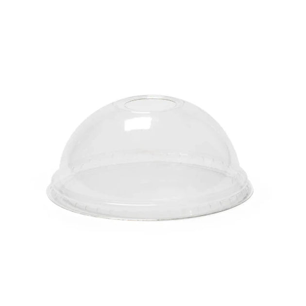 BPA-Free Clear Dome Lids with Wide Hole (DLTI314WHDOME) - Case of 1000