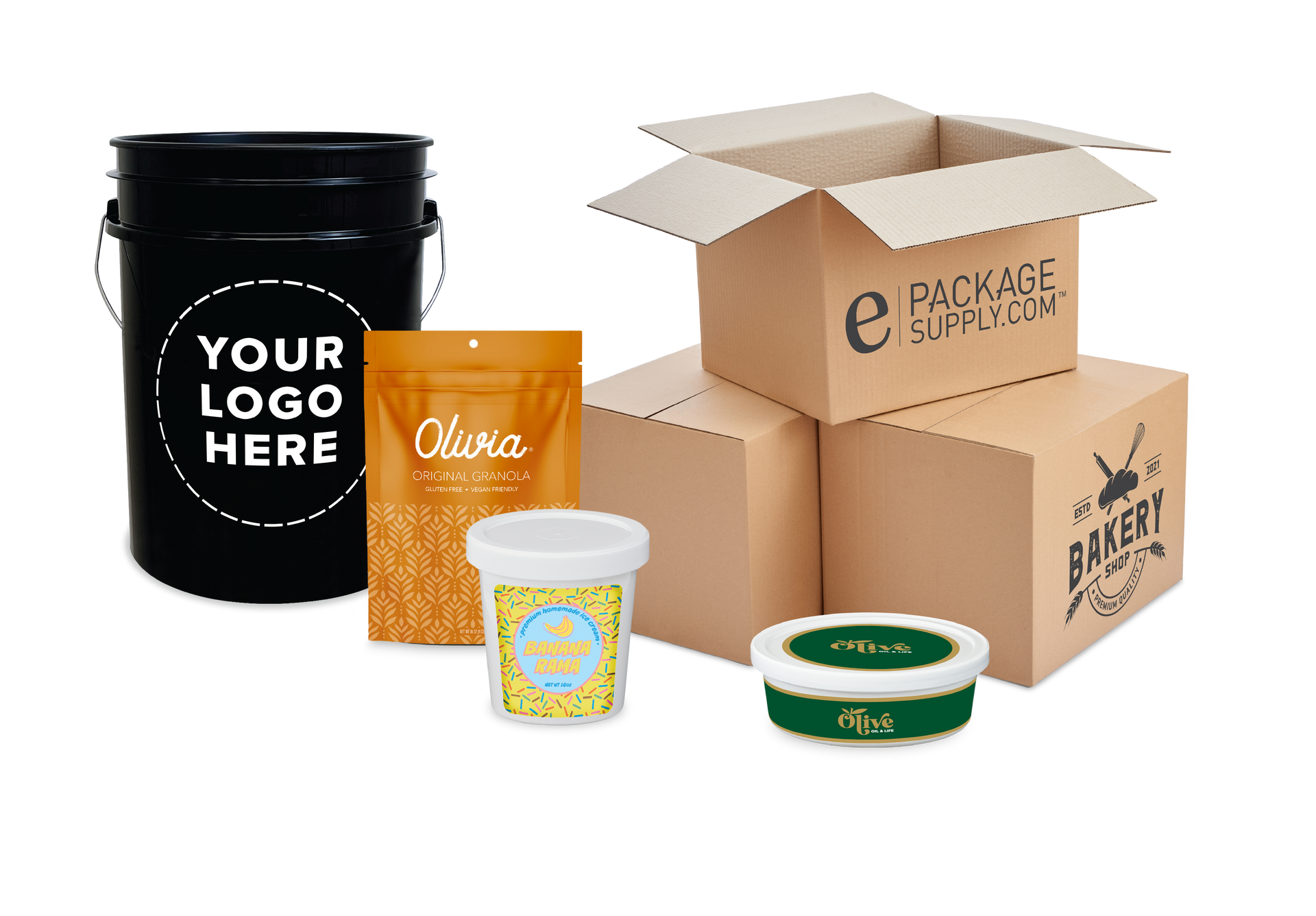 Shop Food-Grade Buckets & Containers | ePackageSupply